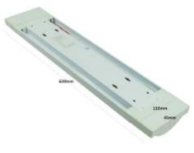 GABINETE LED T8 MODELO “B” 2 TUBOS 9W – AlfaLuz-Iluminacion