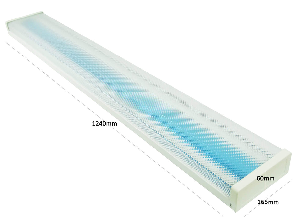 GABINETE LED T8 MODELO “C” 2 TUBOS 18W – AlfaLuz-Iluminacion